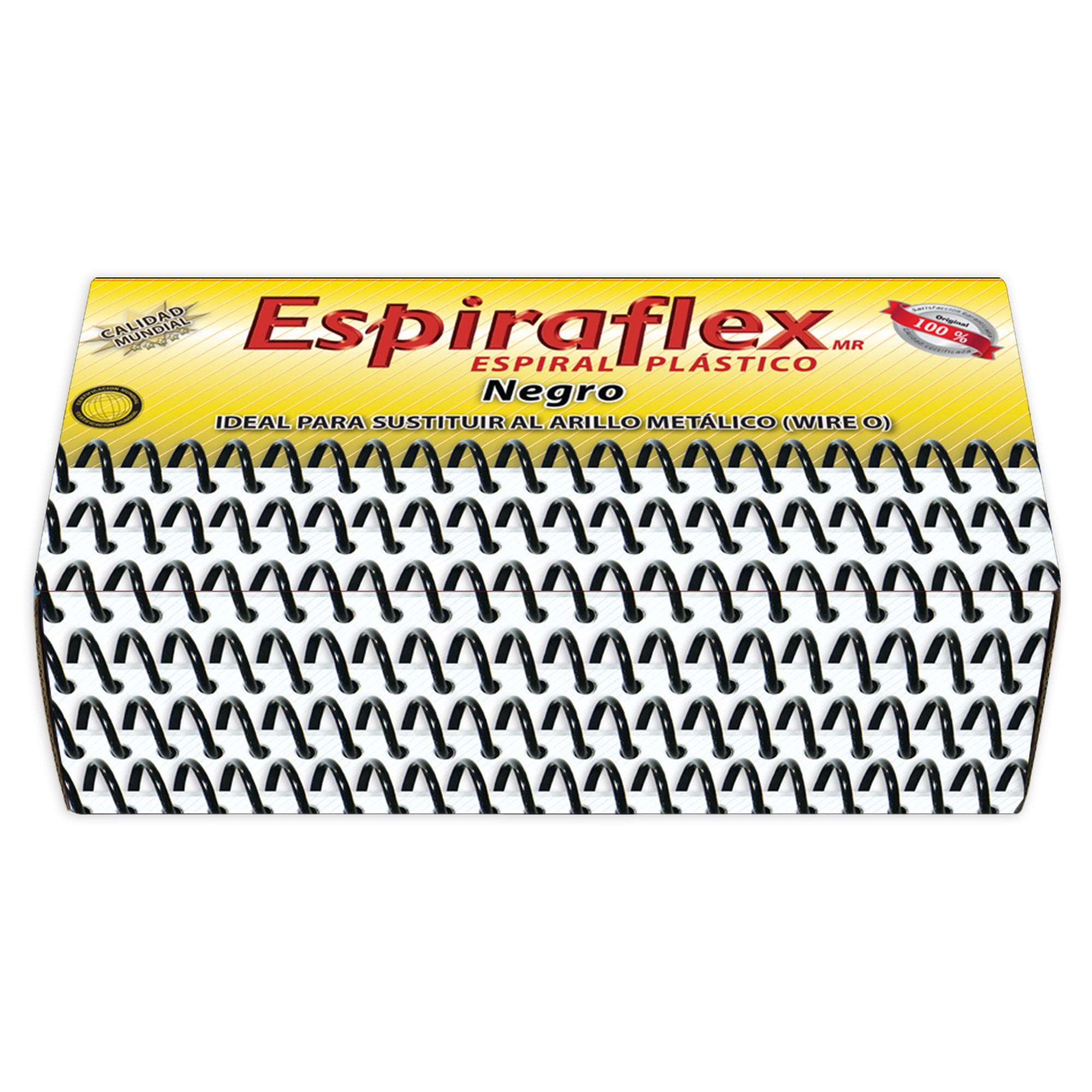 Arillo para Engargolar Plástico Negro 18 mm 45 Espirales Boflex – Papelería del Ahorro
