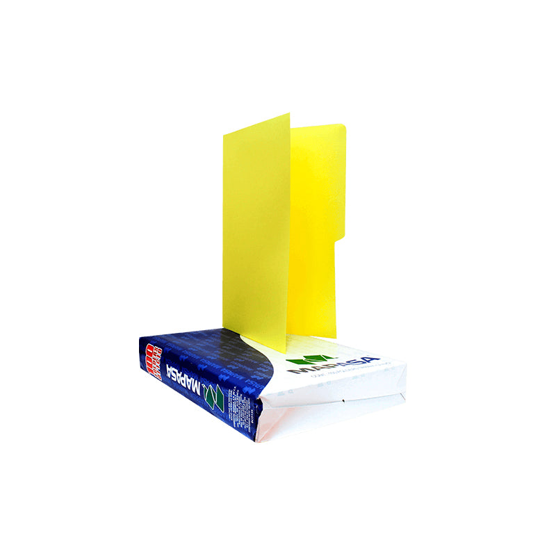 Folder Oficio Amarillo Canario 1 pieza Mapasa – Papelería del Ahorro