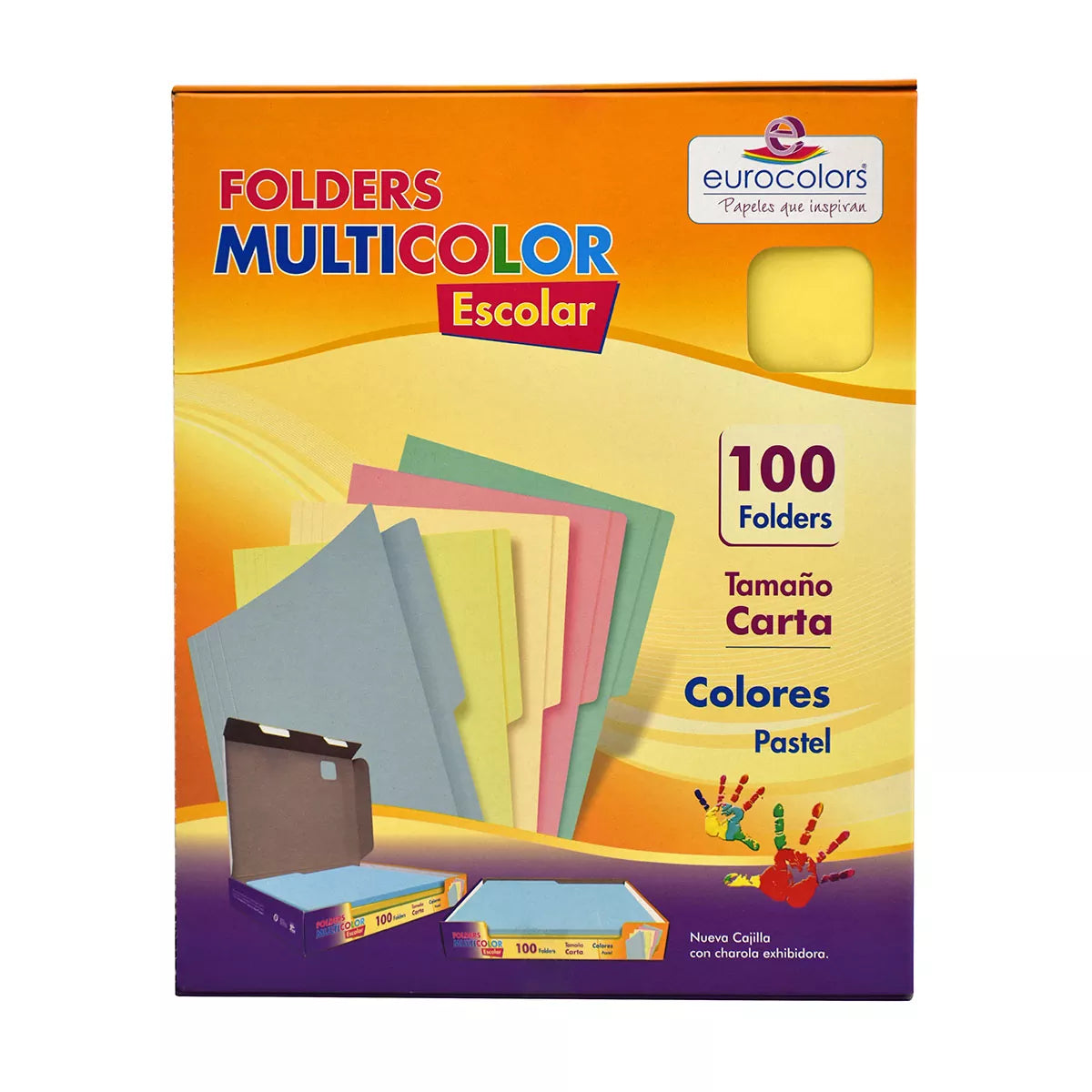Folder Carta Amarillo Canario Multicolor Mapasa – Papelería del Ahorro