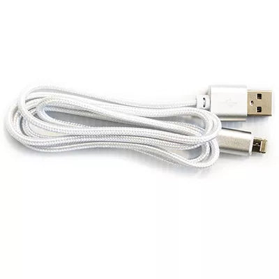 Cable USB a Micro USB 1 metro Blanco Vorango – Papelería del Ahorro