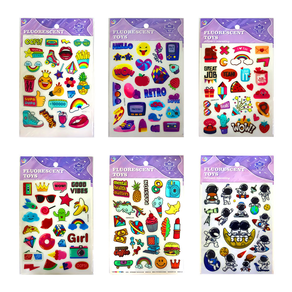 Calcomanía Escolar Varios Diseños CDHHC Series ITrade – Papelería del ...