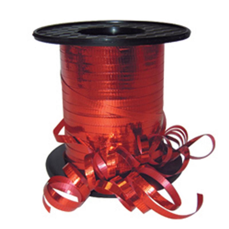 Cinta Curling Metálico Rojo 200 mts Celosa Rollo Janel | Papelería del ...