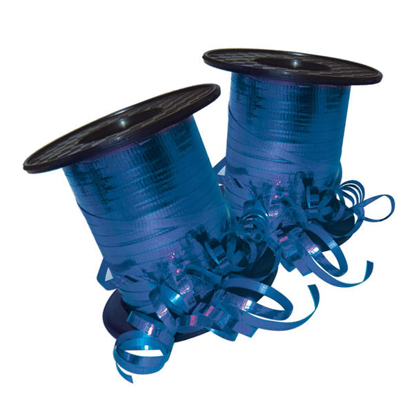 Cinta Curling Metálico Azul Rey 200 mts Celosa Janel | Papelería del Ahorro