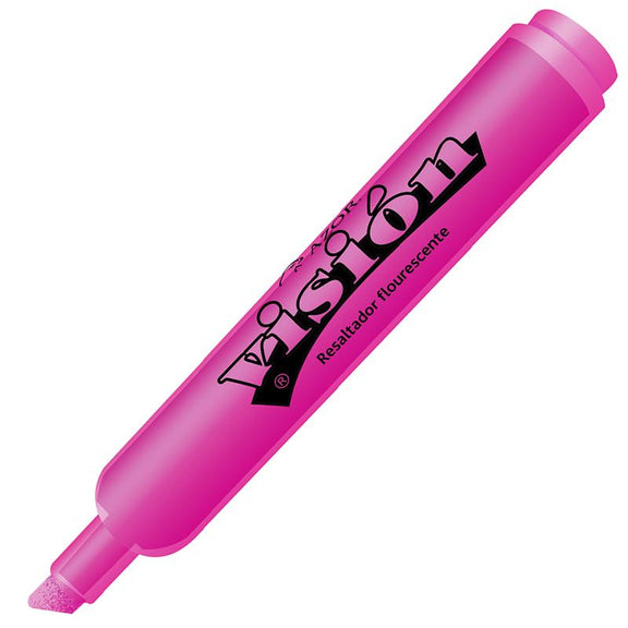 Marcatextos Grueso Rosa Vista Visión Azor | Papelería del Ahorro