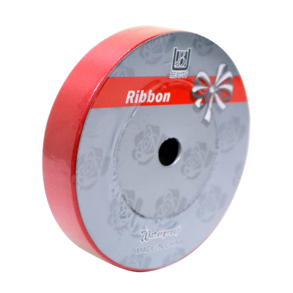 Cinta de Regalo Rojo #5 Rollo 50 metros ITrade – Papelería del Ahorro