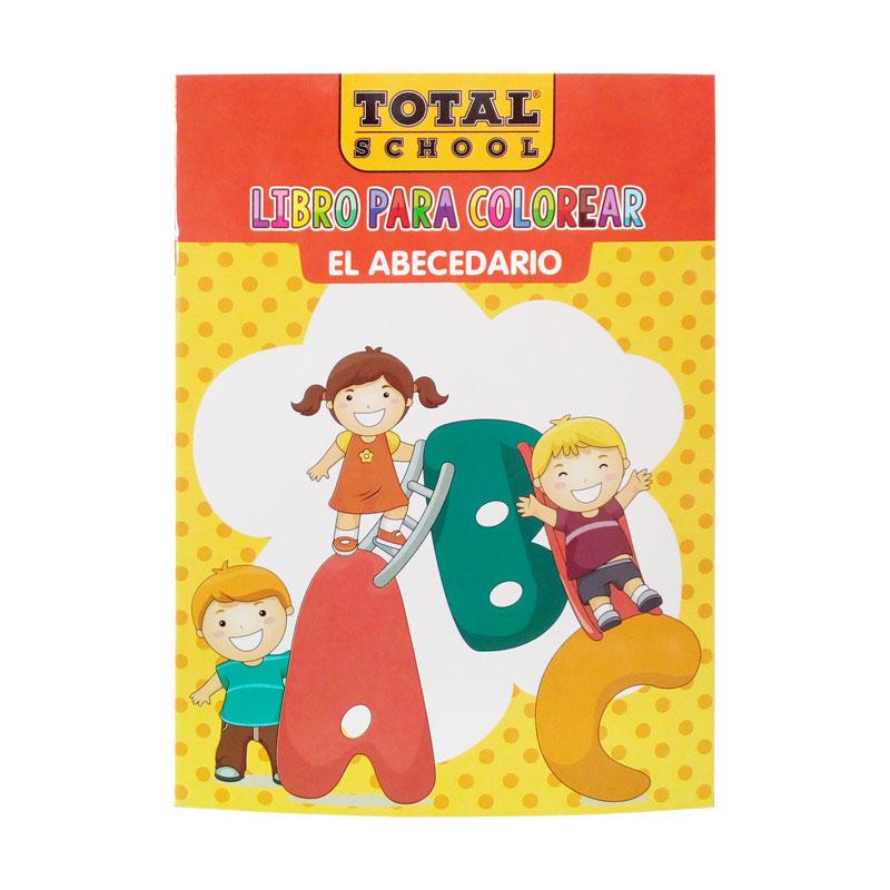 Libro P/Colorear Abecedario 32 Pag 19 x 26 cm Total School | Papelería ...