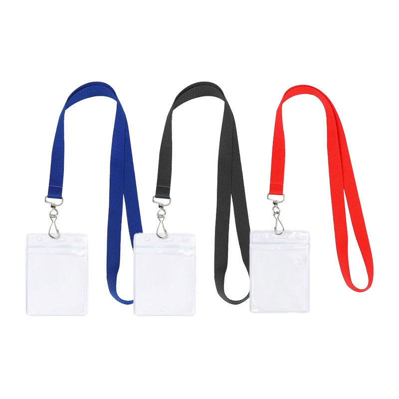 Set Porta Gafete con Cordón ITrade– Papelería del Ahorro